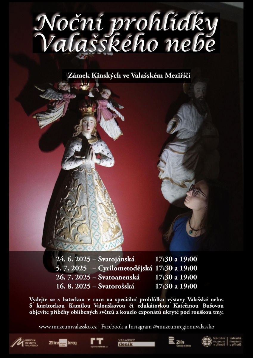 TZ - Noční prohlídka výstavy Valašské nebe odhalí tajemství sv. Anny ...
